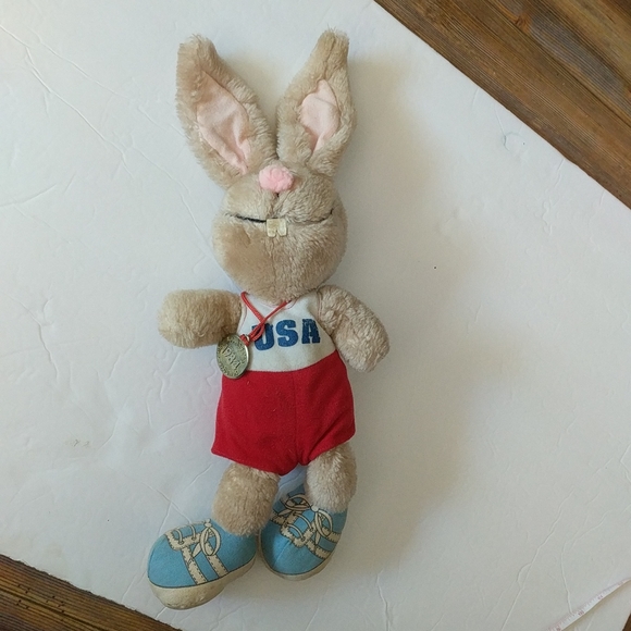 Vintage | Toys | Vintage 984 Stuffed Animal Usa Olympics Los Angeles ...